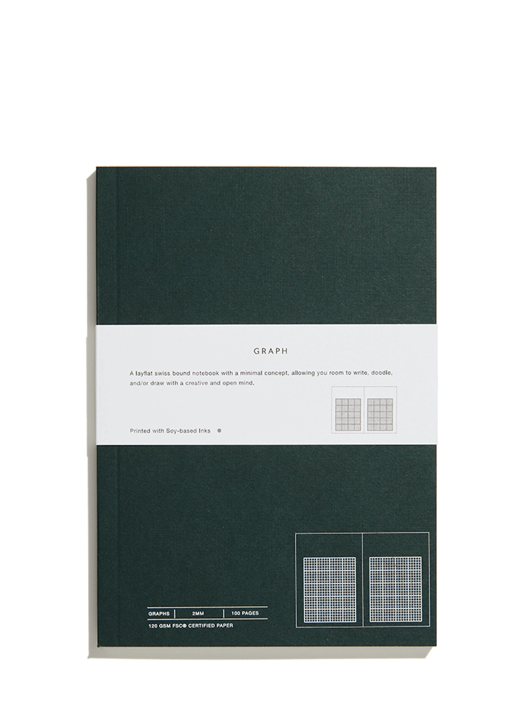 Layflat Swiss Bound Notebook - Graphs | Before Breakfast – YOD&CO